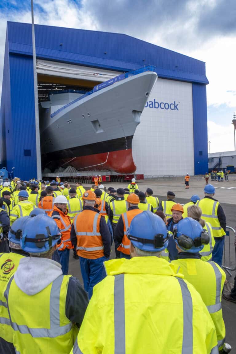 HMS Venturer ventures forth as the First Type 31 frigate makes its debut - Babcock International ...