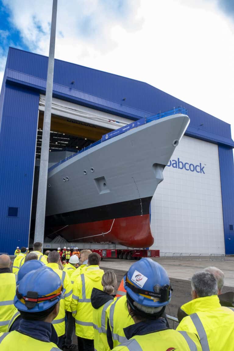 HMS Venturer ventures forth as the First Type 31 frigate makes its debut - Babcock International ...