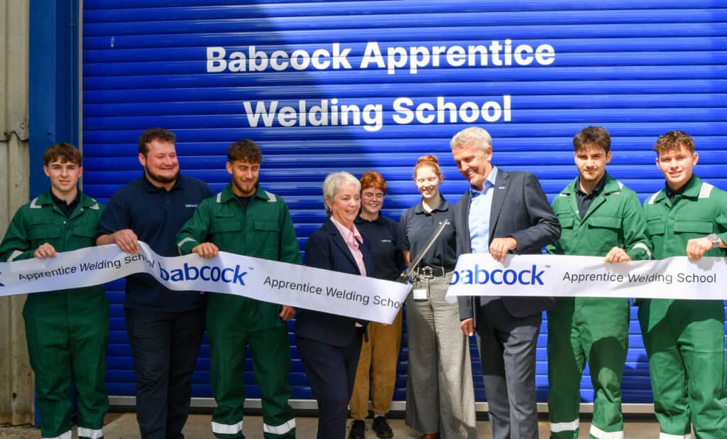 Babcock sparks apprentice skills with new welding school in Bristol ...