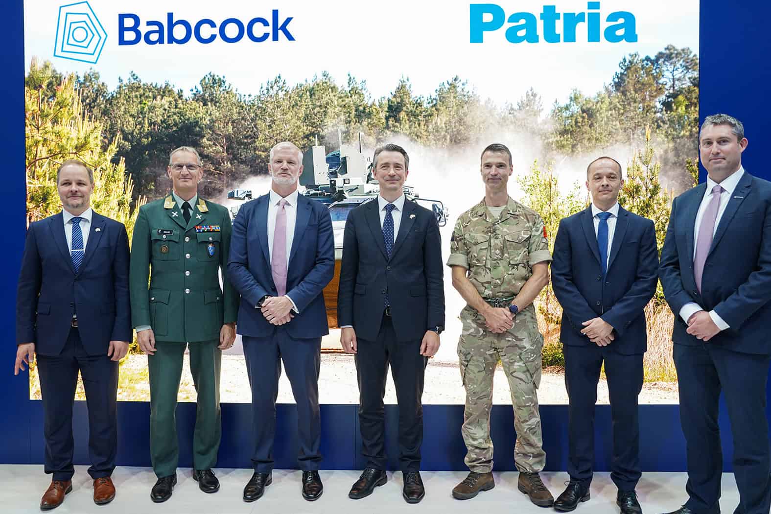 Babcock and Patria sign teaming agreement as Ministry of Defence ...